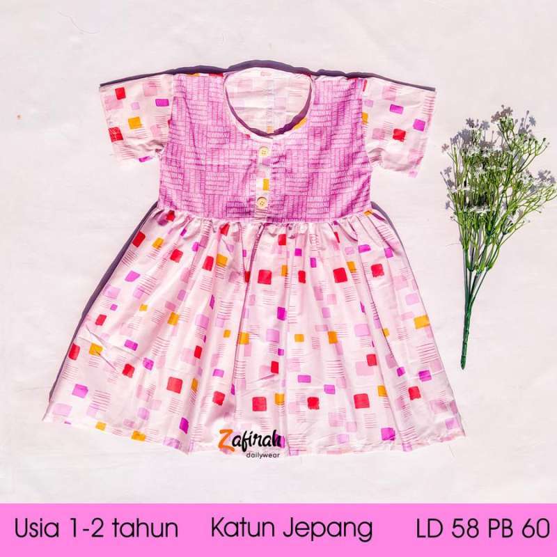 Jual Daster Anak Usia 1 2 Tahun Dress Anak Usia 1 2 Tahun Dres Anak Di ...
