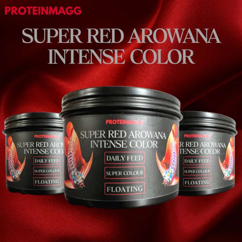 Jual Super Red Arowana Intense Color Pelet Arowana Super Red 100 Gr di ...