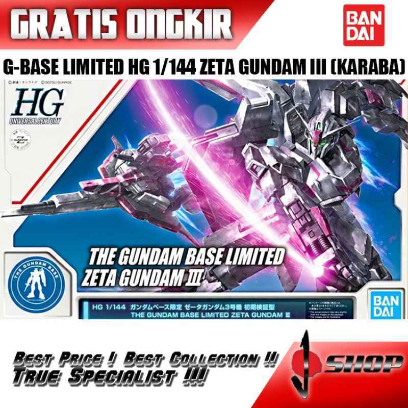 Jual G-BASE LIMITED HG /HGUC 1/144 ZETA GUNDAM III KARABA di Seller J ...