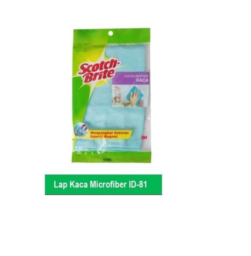 Jual Lap Kaca Microfiber | 3M Scotch Brite Glass Magic Cloth di Seller ...