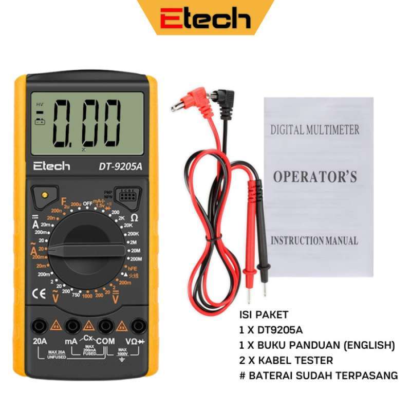 Promo Oem Multimeter Multitester Avometer Voltmeter Digital Free Buzzer ...