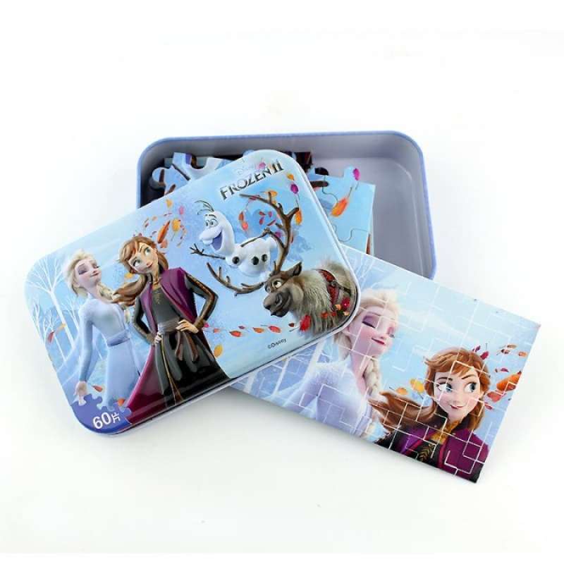 Jual FROZEN 2 DISNEY CAN PUZZLE 60 PCS FROZEN2 ELSA ANNA PUZZLE DISNEY ...