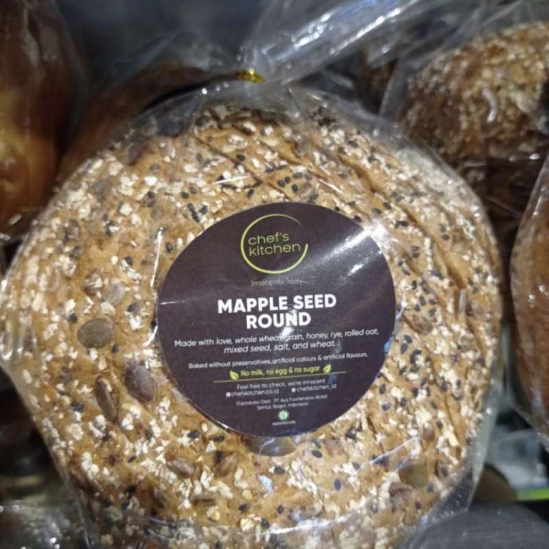 Jual Roti Chef's kitchen maple seed round / pack di Seller Happy Fruit ...