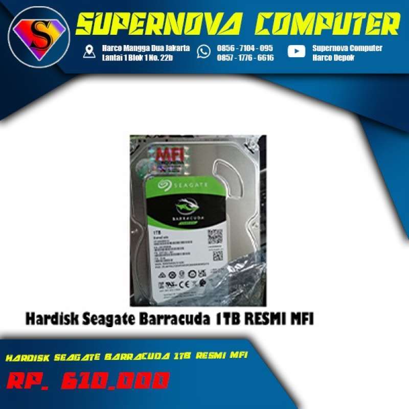Promo Hardisk Seagate Barracuda 1Tb Resmi Mfi Diskon 10% di Seller ...
