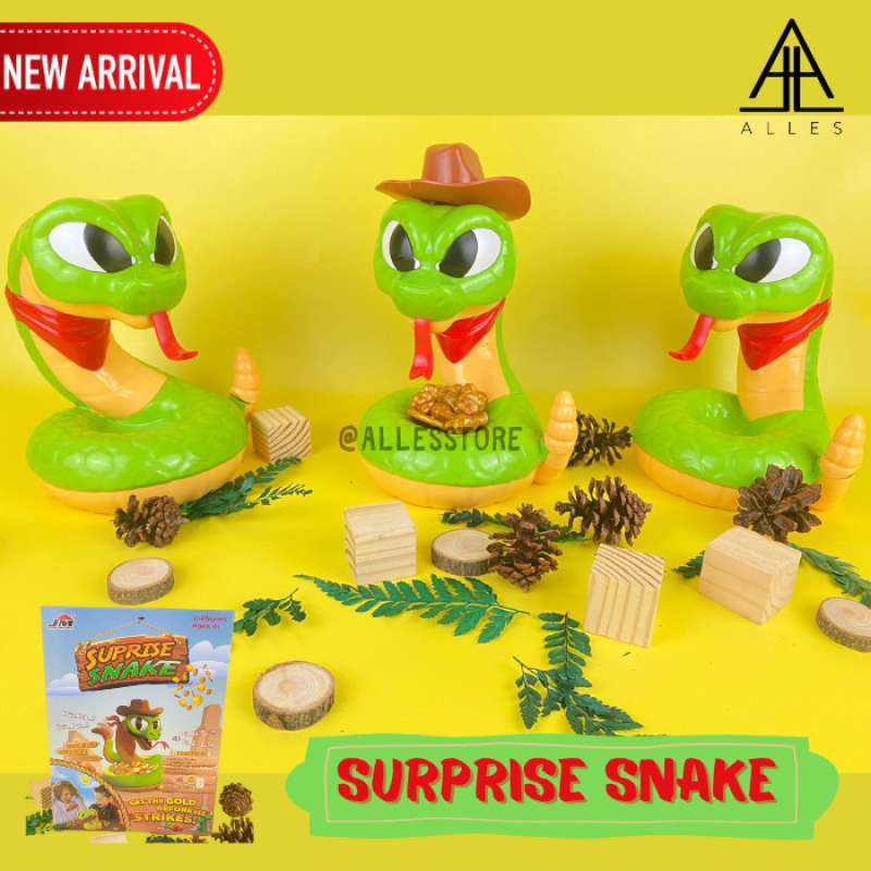Jual Mainan Anak Ular Kaget Surprise Snake Mainan Anak Prank Kaget Koin ...