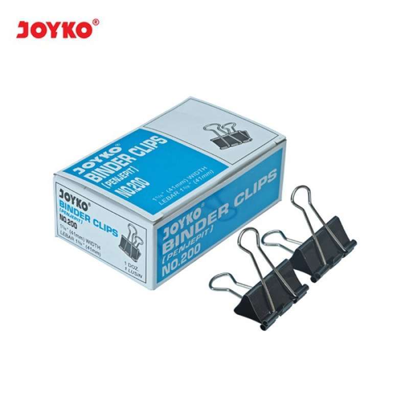 Jual Nokida Penjepit Kertas Klip Joyko No 200 1 Box/12 pcs / Binder ... Jual Nokida Penjepit Kertas Klip Joyko No 200 1 Box/12 pcs / Binder ...