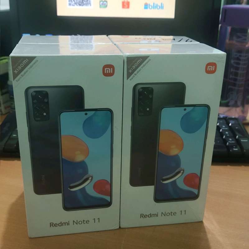 Promo Redmi Note 11 Ram 4/128GB Garansi Resmi No repack Diskon 6% di ...
