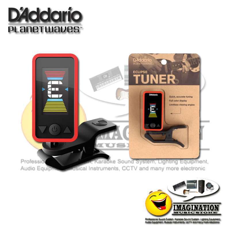 Jual D'addario Pw-ct-17 Rd Eclipse Clip-on Tuner Red Di Seller ...