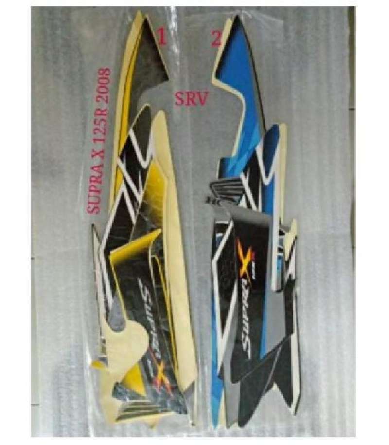 Jual STRIPING SUPRA X 125R TAHUN 2008 UNTUK MODEL STANDAR V2 di Seller ...