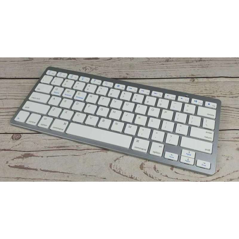 Jual Ultra Slim Bluetooth Keyboard Minimalis Wireless Tanpa Kabel Di ...