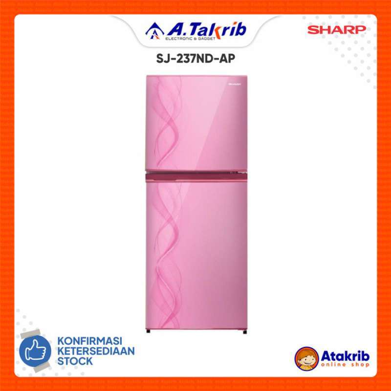 Jual SHARP KULKAS 2 PINTU SJ-237ND-AP Kapasitas 187 L di Seller ATAKRIB ...