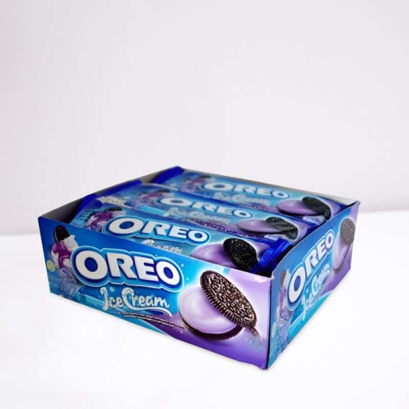 Jual Biskuit Oreo Keping Roll Sandwich Ice Cream (1 Pack 12 Pcs X 38gr ...