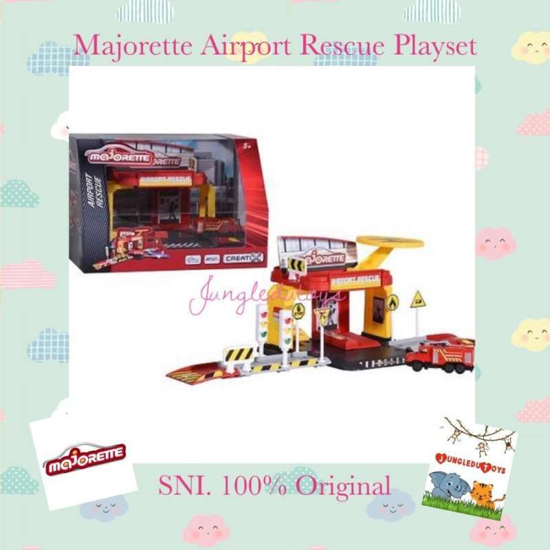 Jual Majorette Airport Rescue Car Track Original Mainan Mobil-Mobilan ...