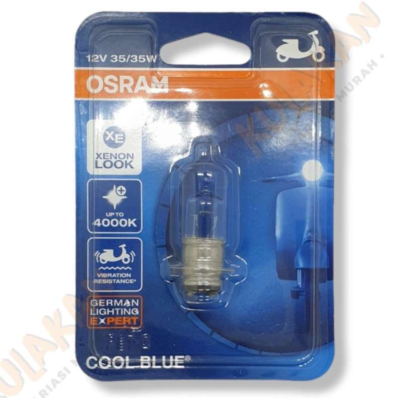 Promo Osram Cool Blue H6 Kaki-1 Lampu Depan Halogen Motor Bebek Matic Honda - 25Watt Diskon 50% ...