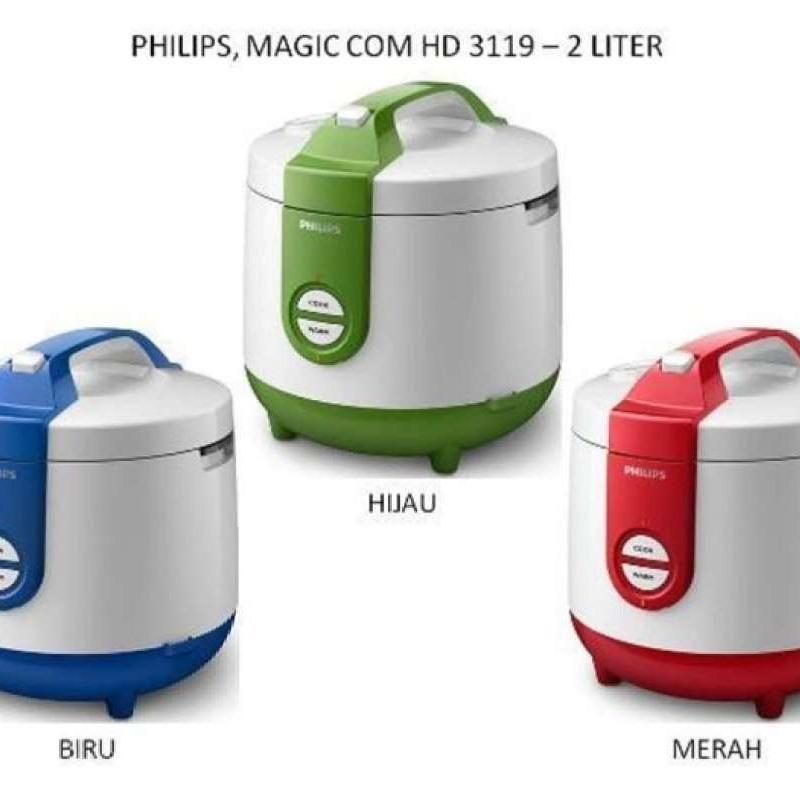 Promo Rice Cooker Philips HD-3119 Kapasitas 2 Liter Diskon 23% di ...