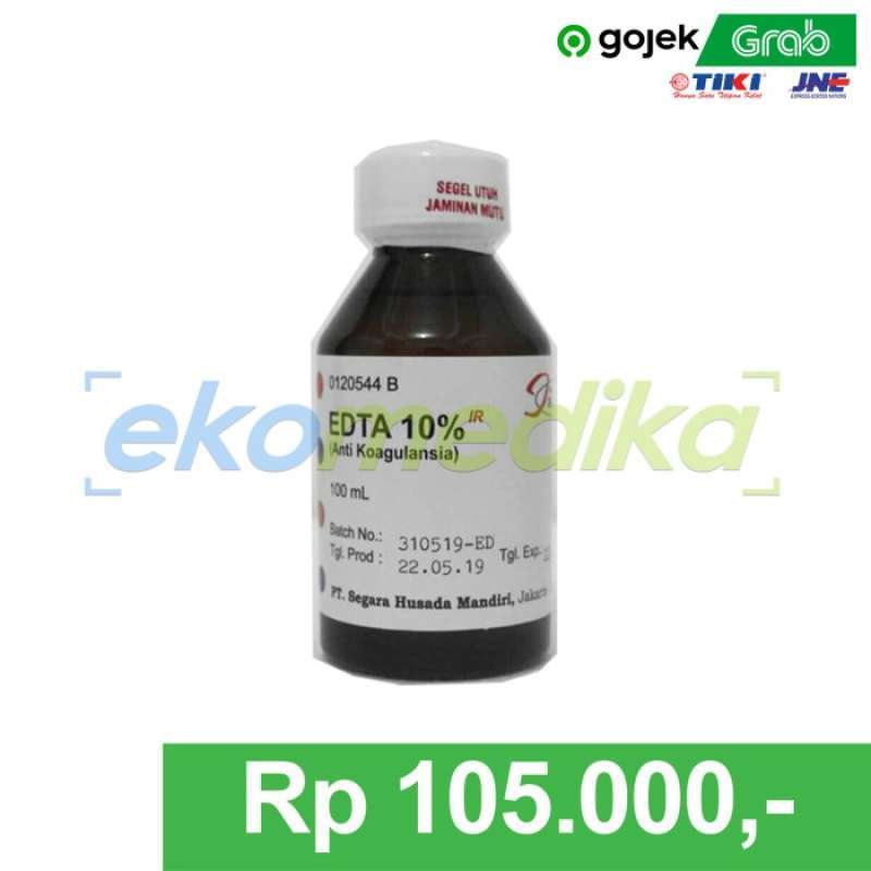 Jual INDO REAGENT Larutan EDTA 10% 100ML di Seller Ella Store - Kota Jakarta Barat, DKI Jakarta ...