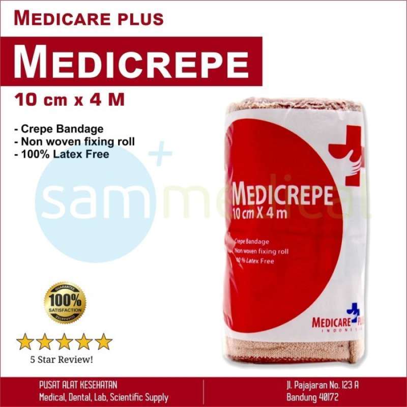 Jual Medicrepe Verban / Perban Elastis 4 (10cm x 4m) @roll di Seller ...