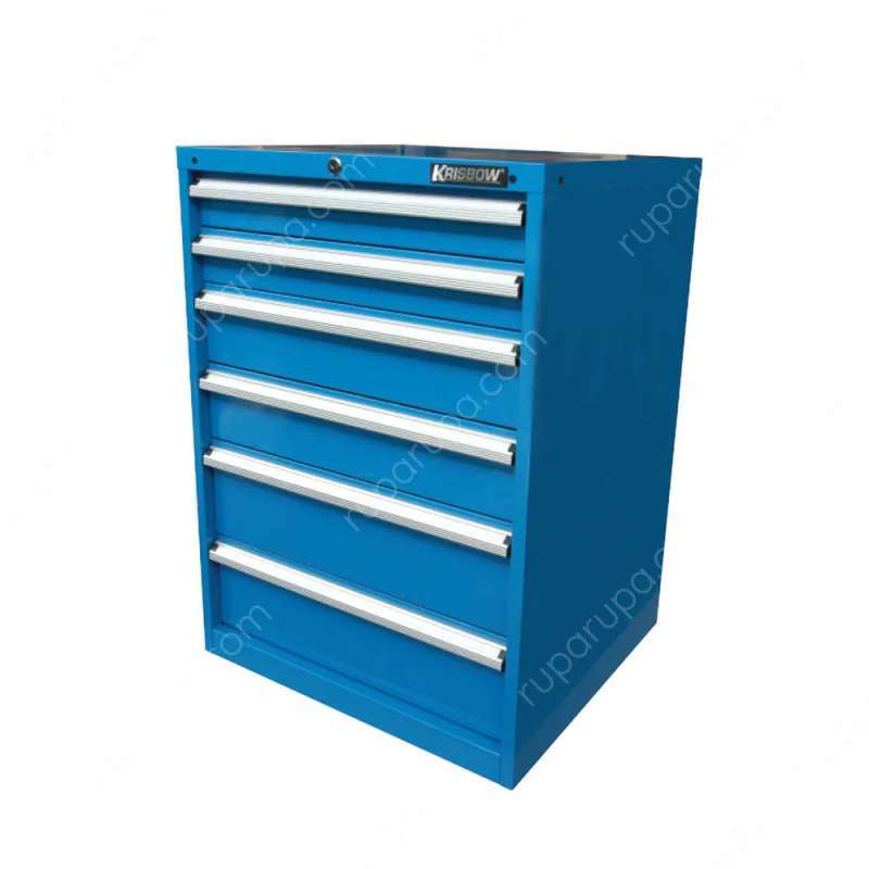 Jual Krisbow lemari bengkel Perkakas Tool Box Cabinet Trolley 6 drawer di Seller Wafi Store ...