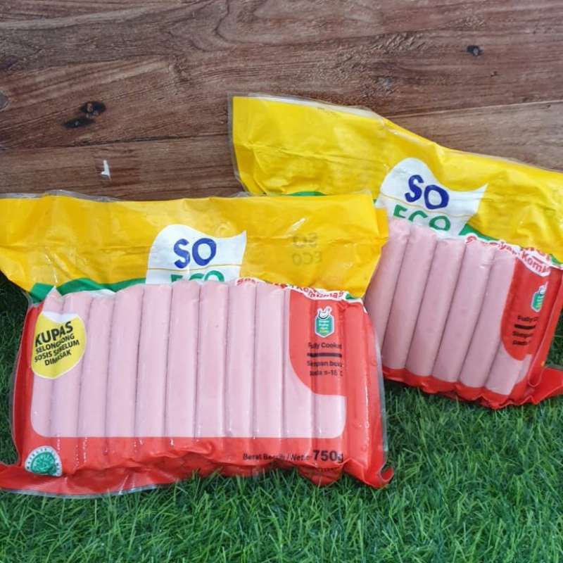 Promo SOSIS AYAM KOMBINASI SO ECO 750GR ISI 30 HALAL MUI Diskon 11% di ...