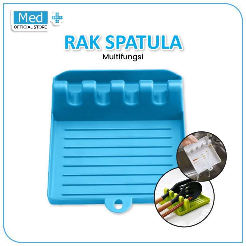 Jual Med+ Rak Dapur Tatakan Tutup Panci, Sutil, Slat Masak dan Spatula ...