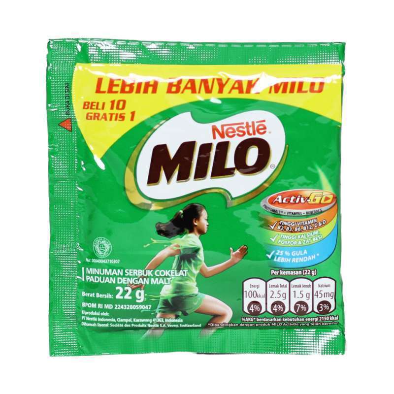 Jual Milo sachet 22 g 1 renceng (11 sachet) di Seller RB - Kab. Deli ...