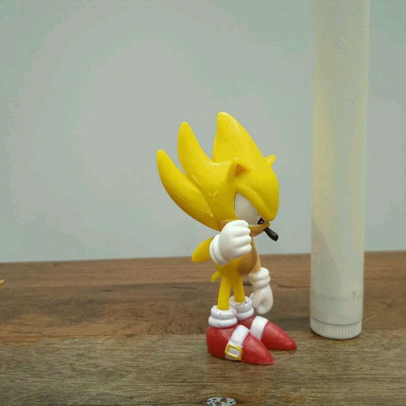 Jual Mainan Action Figure Sonic Kuning Sonic The Hedgehog Series Tinggi ...