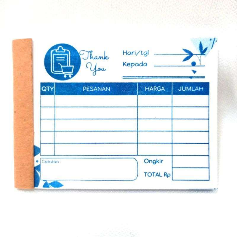 Jual nota olshop / nota onlineshop / nota laundry universal / nota ...