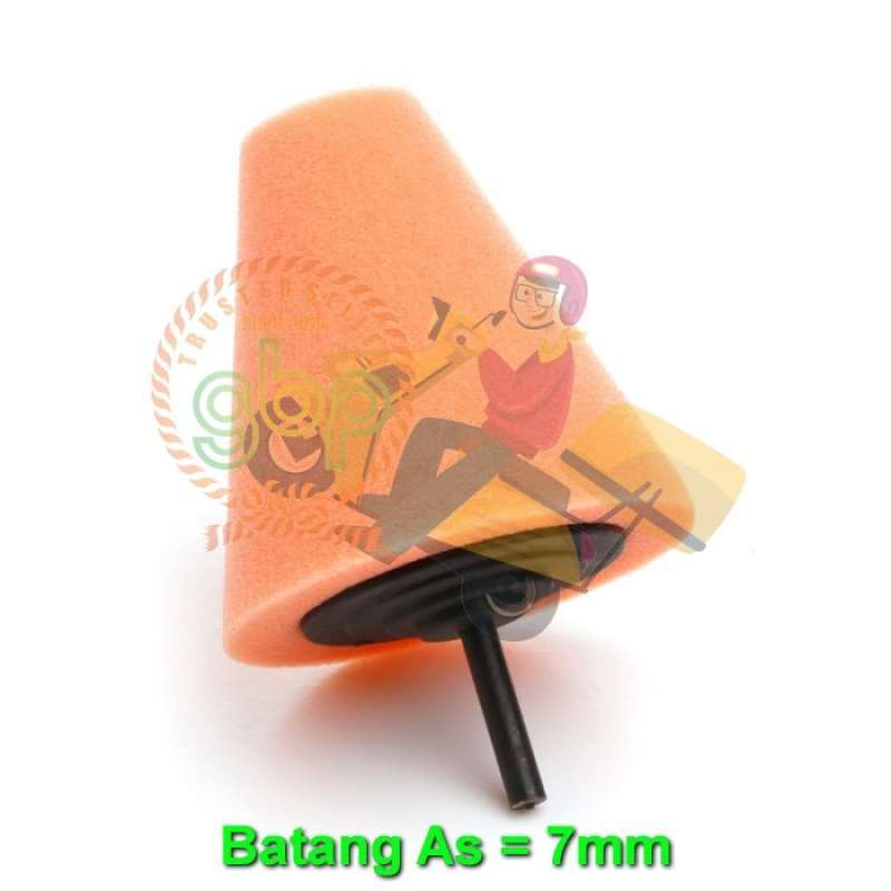 Jual Pad Cone Foam Car Auto Tire Wheel Hub Care Sponge Polishing ...