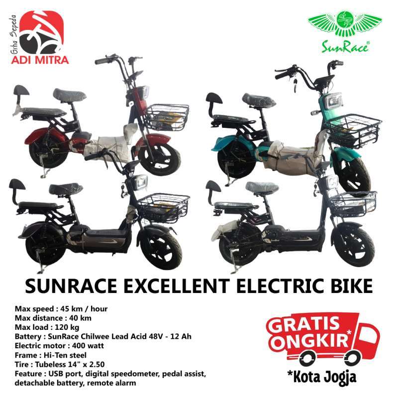 Jual Sunrace Excellent Sepeda Elektrik Sepeda Listrik di Seller ...