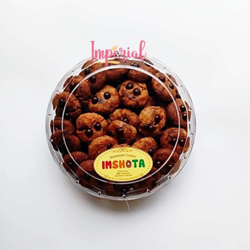 Jual Kue Kering Choco Chip Keping Coklat Wisman Toples Besar Chocolate Chip Di Seller Imshota