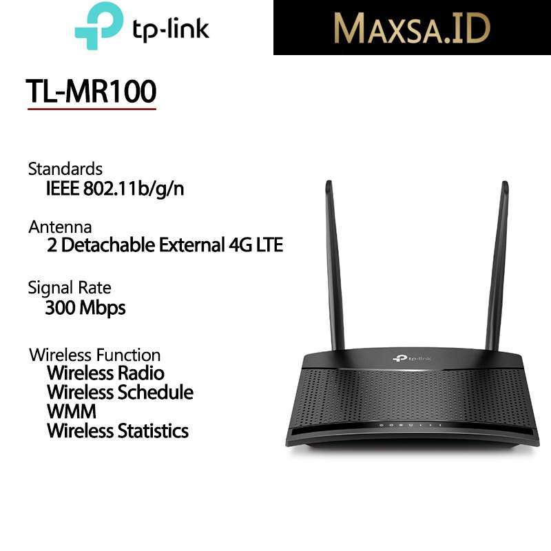 Jual Tp-link Tl-mr100 4g Lte Router 300 Mbps Wireless N 4g Router Di ...