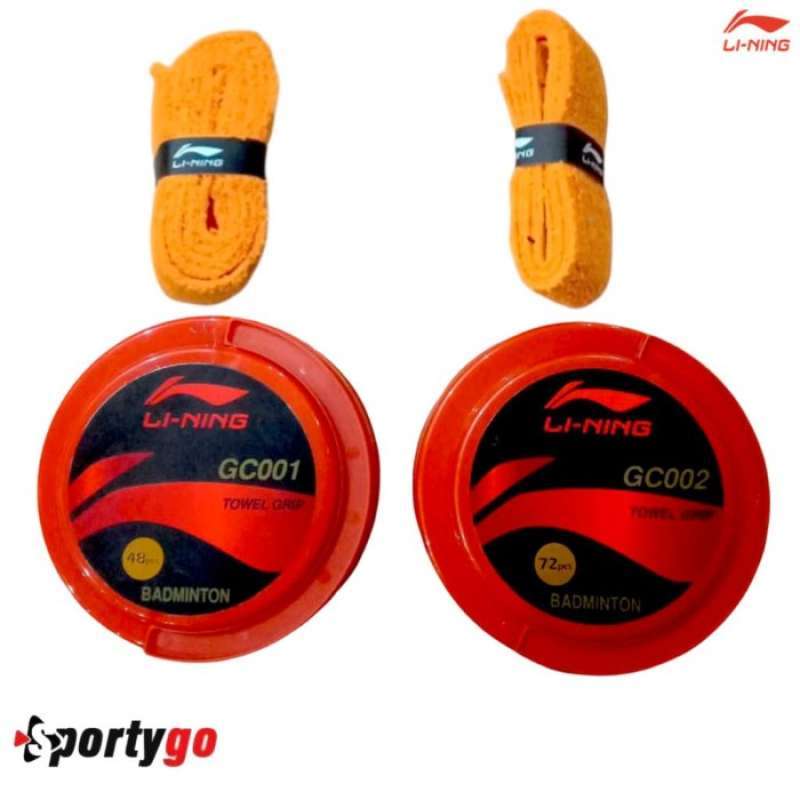 Jual GRIP HANDUK LI NING ORIGINAL / TOWEL GRIP KAIN LINING HITAM PUTIH ...