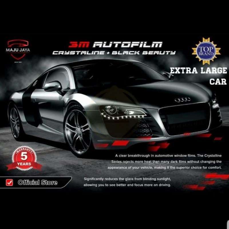Jual Kaca Film Mobil 3M Crystaline + Blackbeauty ( Extra Large Car) di ...
