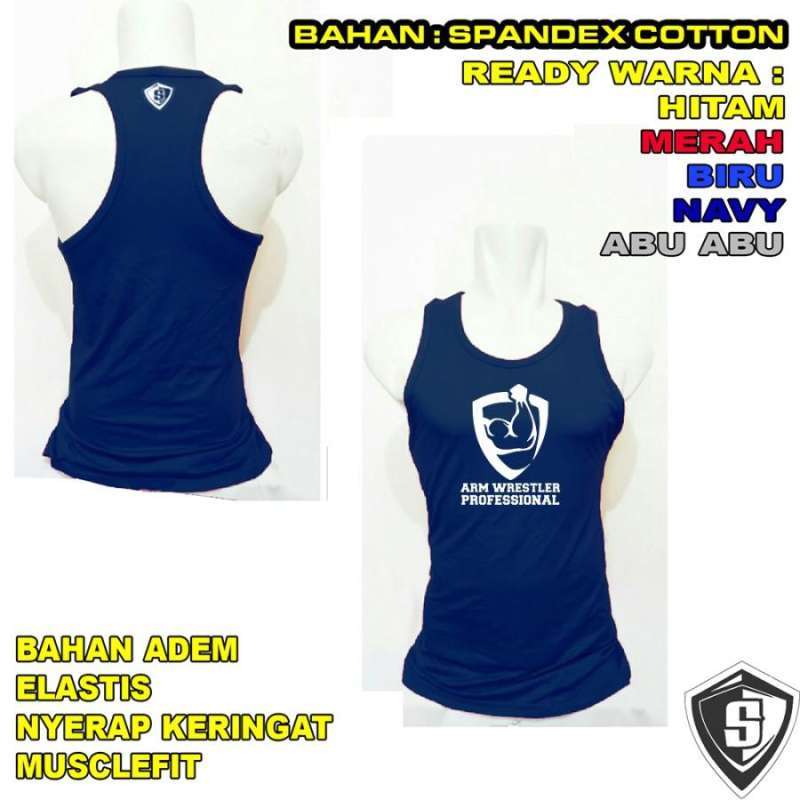 Jual Singlet Fitnes Atlit Panco Armwrestler Musclefit Setrit Di Seller ...
