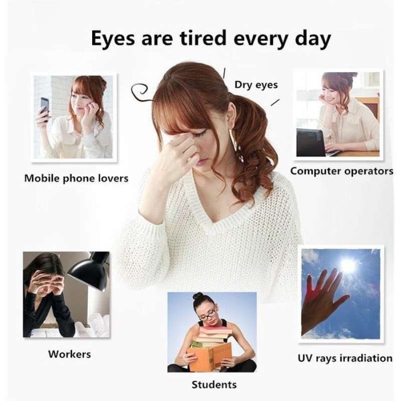 Jual Alat Kesehatan Kompres Pijat Mata Bluetooth/ Alat Reflexy Mata ...