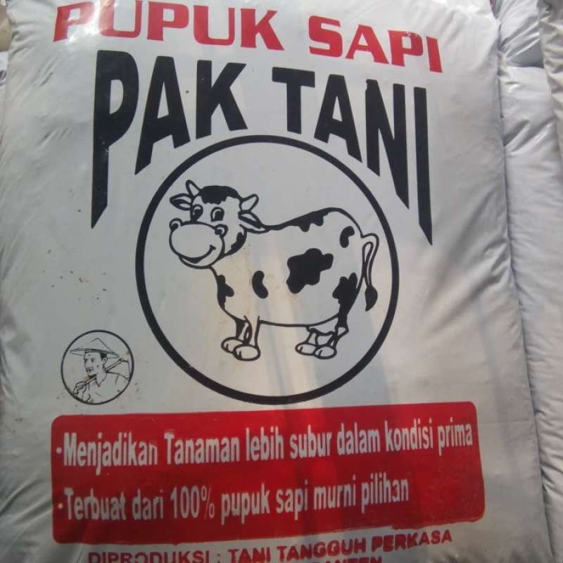 Promo Pupuk Sapi Pak Tani /organik Kotoran Sapi Olahan Tanam Buah Bunga ...