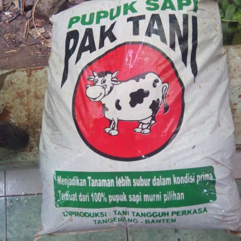 Promo Pupuk Sapi Pak Tani /organik Kotoran Sapi Olahan Tanam Buah Bunga ...