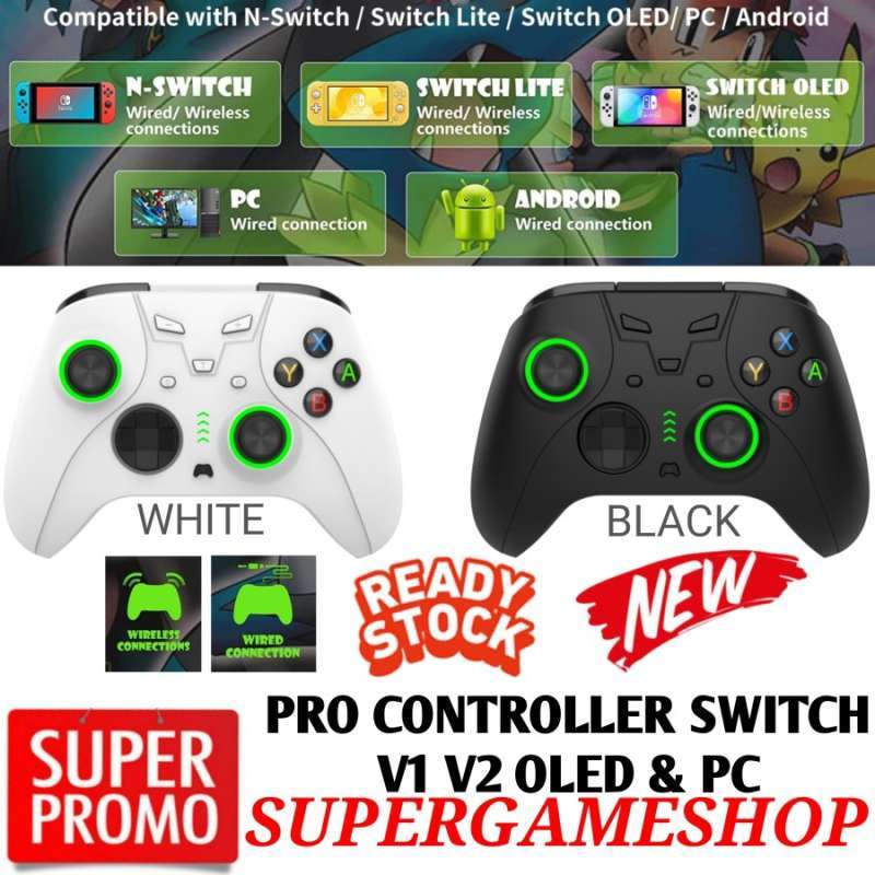 Jual SUPERGAMESHOP - Switch Wireless Controller PC Switch Gamepad Wireless Controller PC di ...