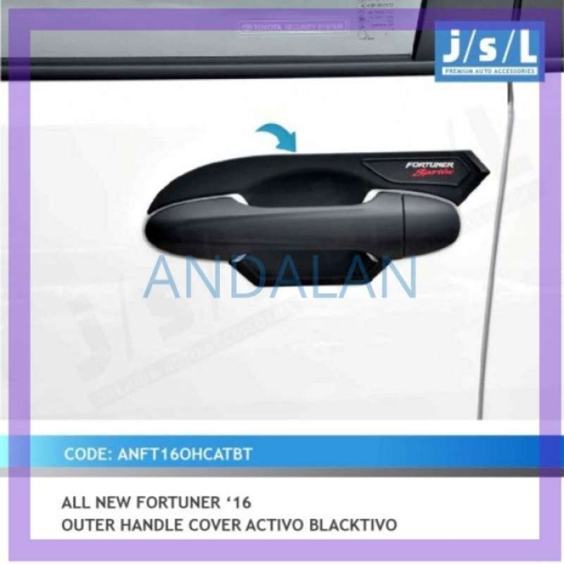 Jual Mangkok Pintu All New Fortuner Outer Handle Cover Activo Blacktivo di Seller Fasabakhul 99 ...