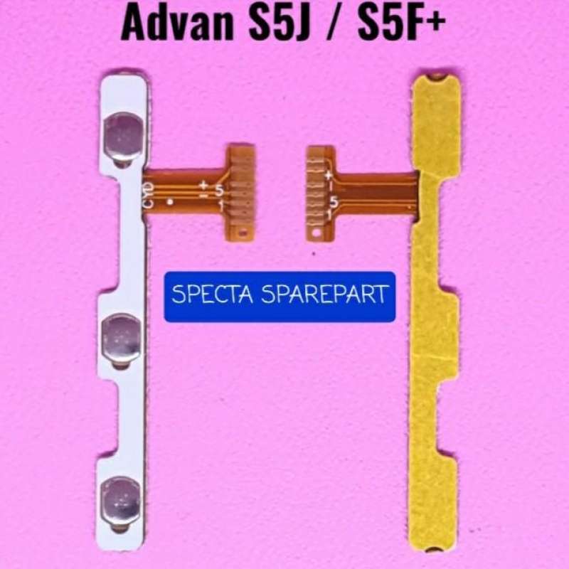 Jual FLEXIBLE CONNECTOR KONEKTOR VOLUME POWER ON OFF ADVAN S5J | S5F+ di Seller Top Up Fast ...