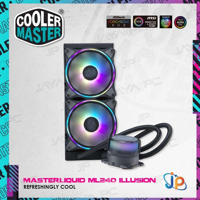 Jual Cooler Master MasterLiquid ML240 Illusion ARGB - CPU Cooler Liquid ...