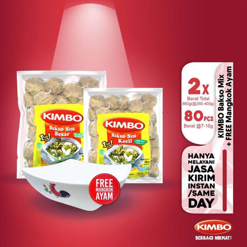 Jual KIMBO Bakso Mix + FREE Mangkok Ayam - Null di Seller KIMBO Jakpus ...