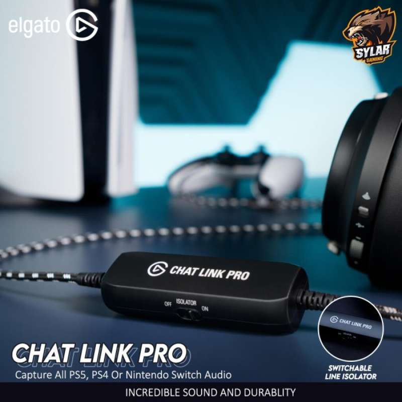 Elgato Chat Link Pro For PS4/PS5/NINTENDO [10GBC9901], 40% OFF