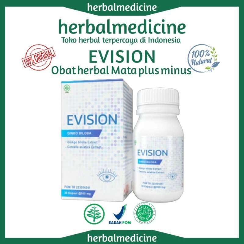 Promo Evision Asli Original Obat Mata Plus Minus Aman BPOM Di Jamin ...