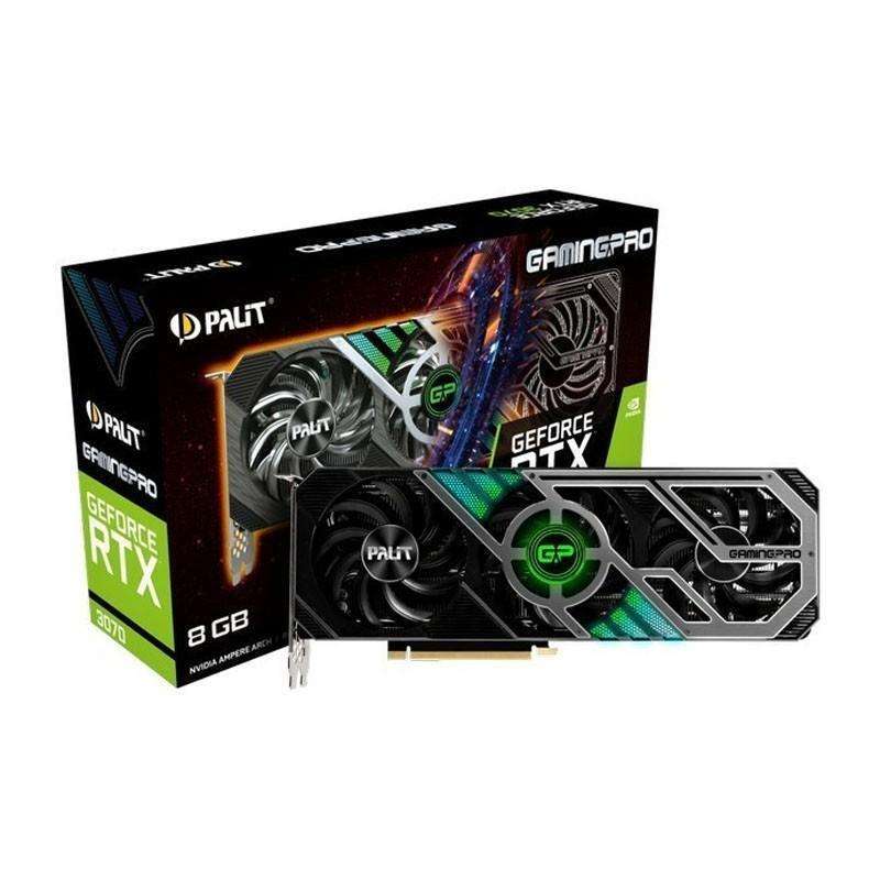 Jual VGA PALIT Nvidia RTX3070 GP 8GDDR6 256bit RTX 3070 GAMING PRO LHR ...