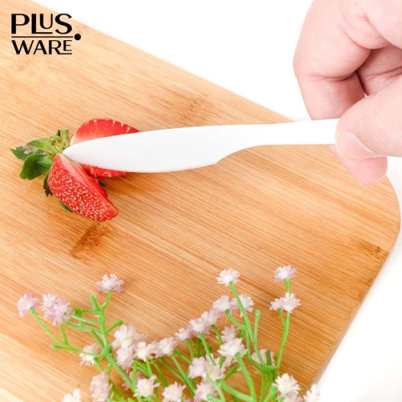 Jual Plusware Pisau Makan Plastik Hitam Putih (24pcs) Di Seller Auto99 ...