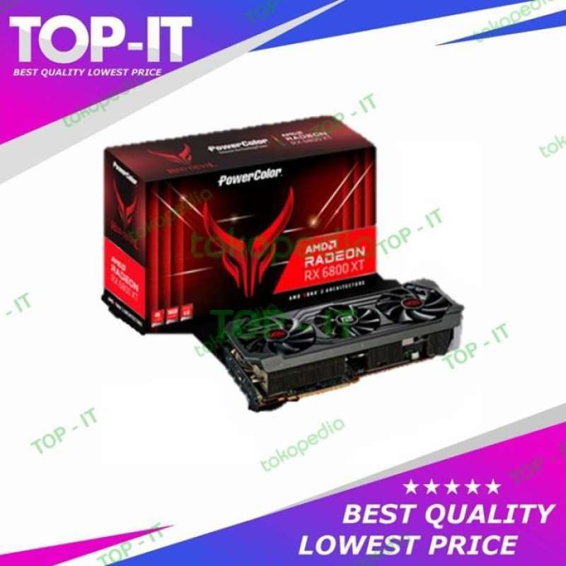 Jual POWERCOLOR RED DEVIL AMD RADEON RX XT GB GDDR Di Seller TOP IT Kapasan Kota