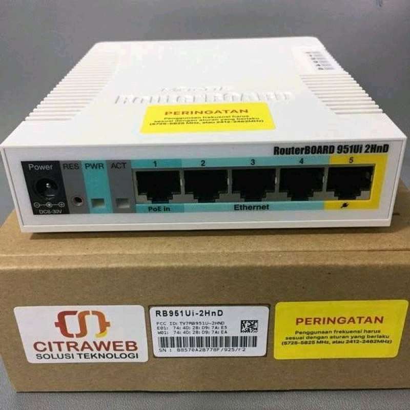 Jual Mikrotik rb951ui-2hnd baru brand new di Seller Dyan Ria Sarana ...