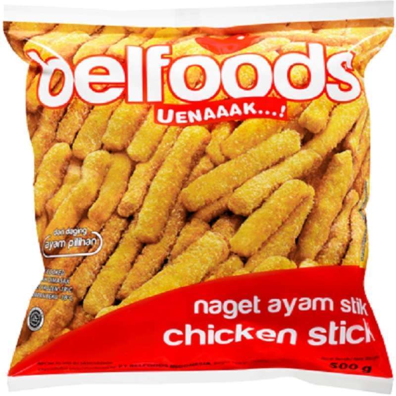 Jual NAGET STIK AYAM BELFOODS UENAK 500GR HALAL CHICKEN NUGGET STICK ...
