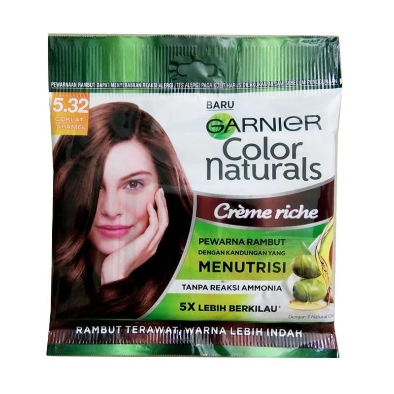 Jual Garnier Color Naturals Creme Riche Color - 5,32 Brown Caramel ...